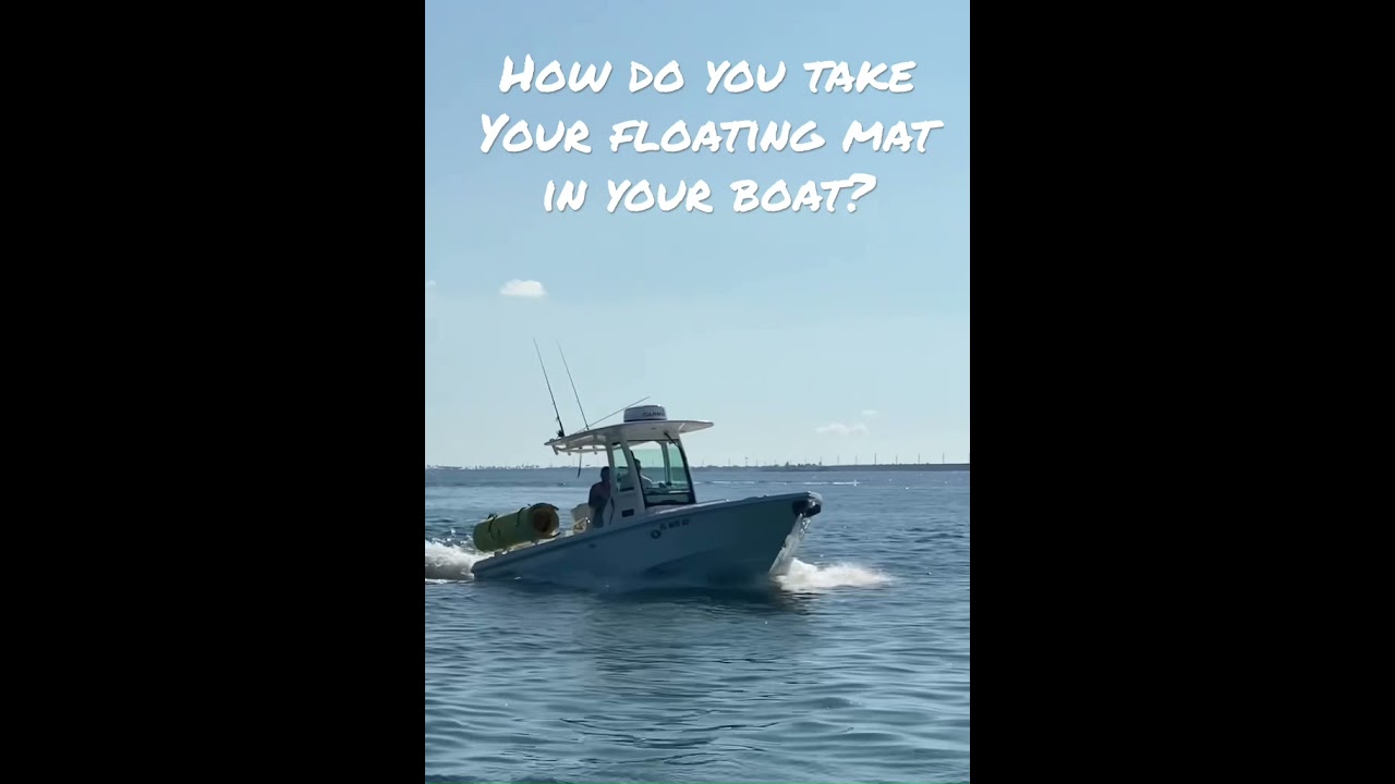 Floating Mat Rack for Boats - YouTube