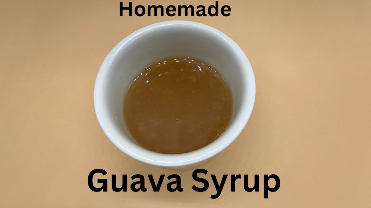 Homemade Guava Syrup - YouTube
