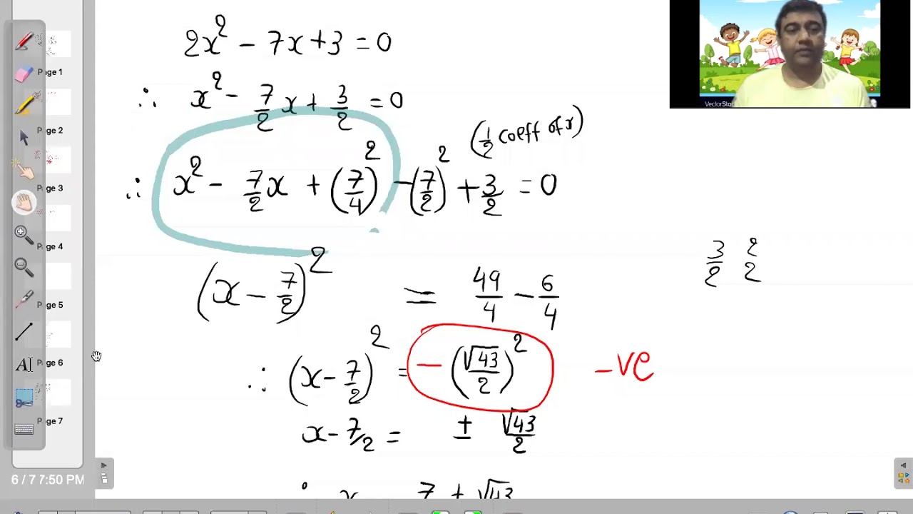 Class 10 Quadratic Equations Method Of Perfect Square YouTube class-10-quadratic-equations-method-of-perfect-square-youtube