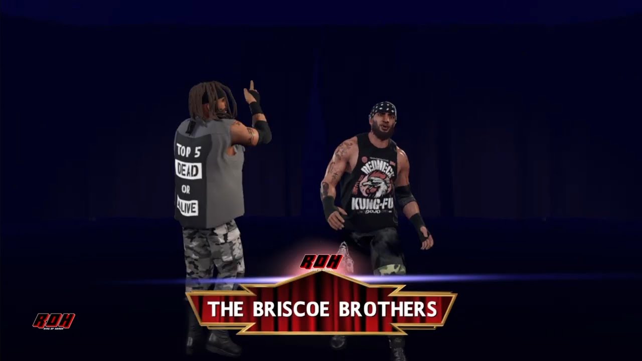WWE 2K24 Tag Tournament 1st Round Briscoe Brothers Vs. Powers of Pain ...