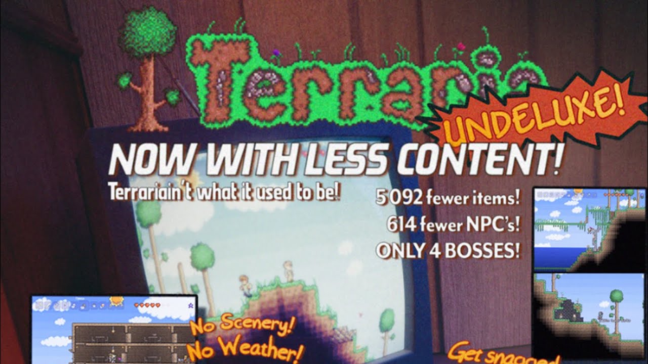 Terraria UN-DELUXE EDITION! (Ancient Terraria) - YouTube