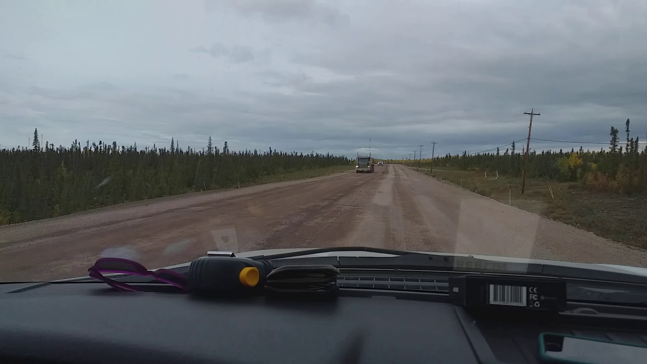 Driving the Dempster highway into Inuvik - YouTube