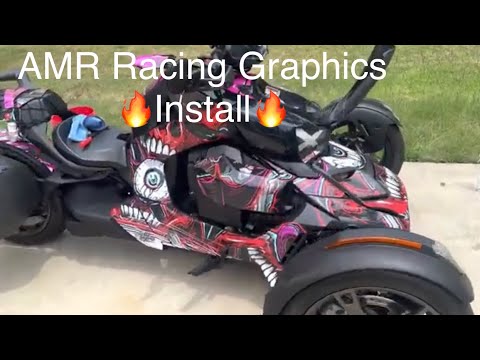 New Mod 2021 CanAm Ryker Gets Wrapped :AMR Racing Graphic Kit Install ...