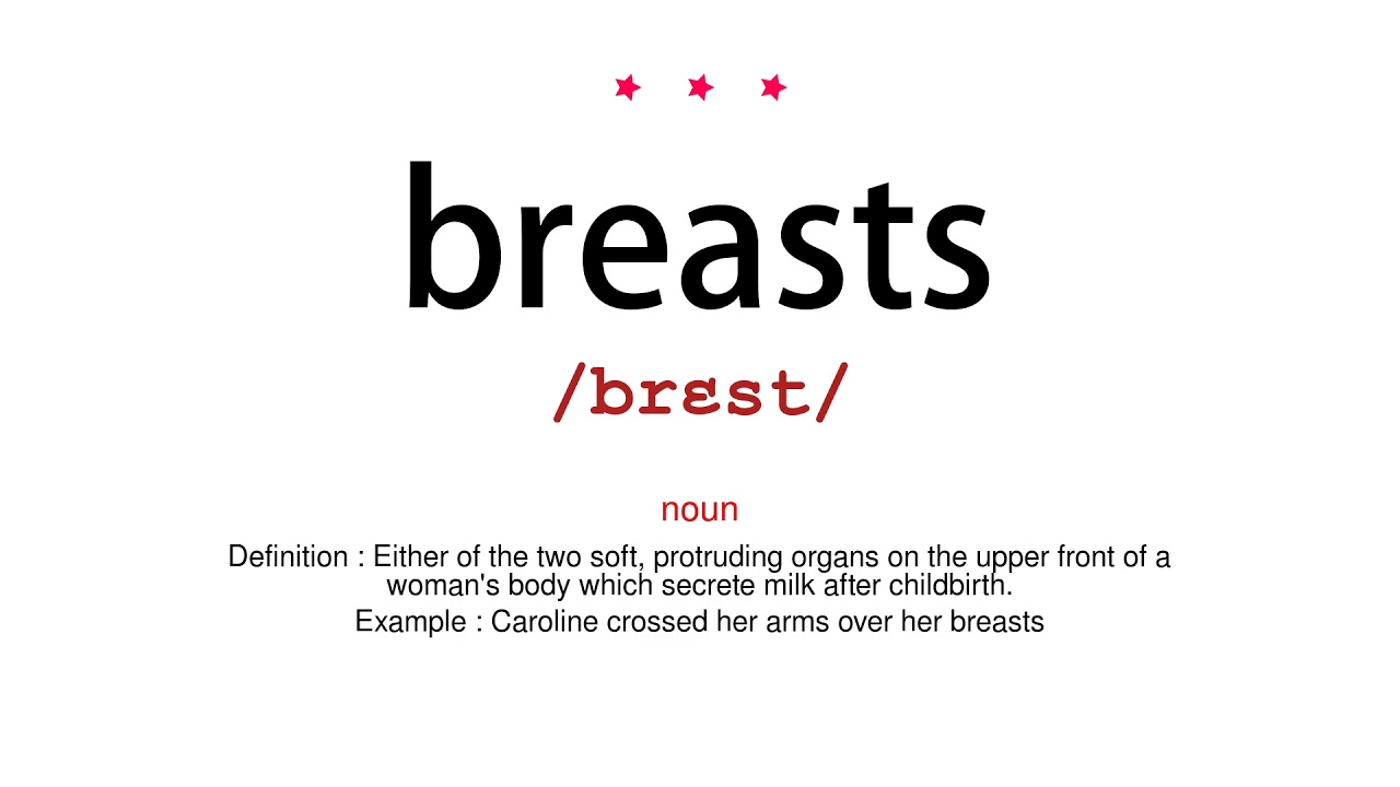 How to pronounce breasts - Vocab Today - YouTube