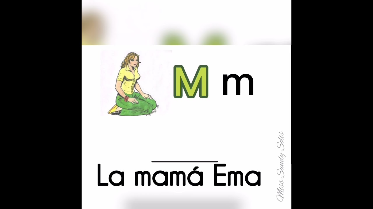 Método Minjares carretilla (Mm) La letra de mamá Ema - YouTube