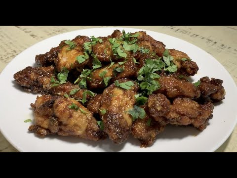 Unbelievably delicious mango-hot wings