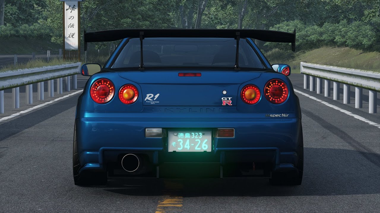 PK Akina - R34 V-Spec - Time Attack - Drift - YouTube