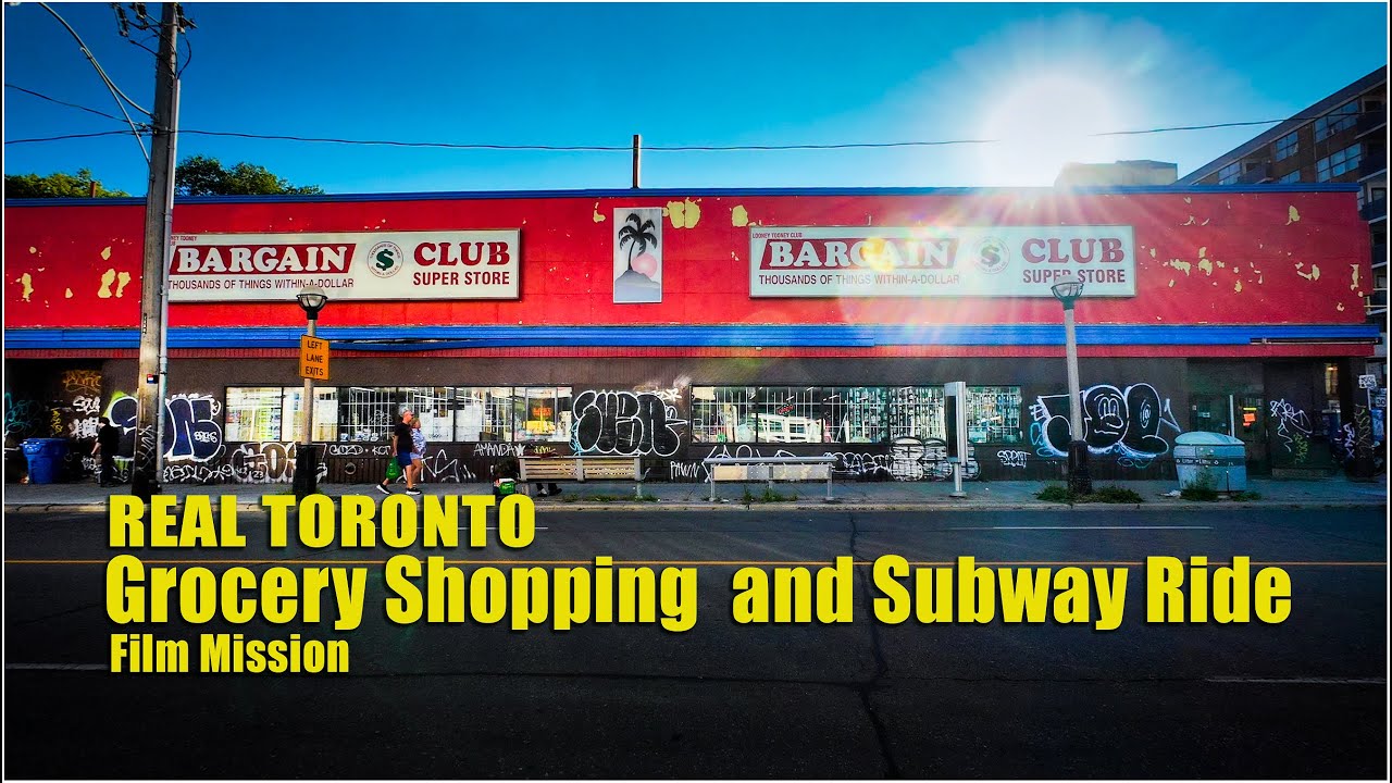 Toronto Connivance store & Subway ride Life in Toronto - YouTube