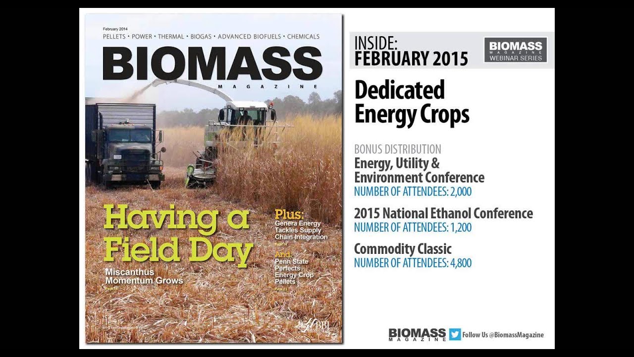 Biomass Magazine's 2015 Editorial Outlook - YouTube