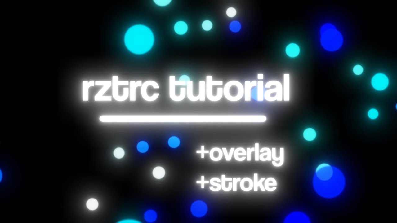 rztrc overlay and stroke tutorial | After Effects AMV Tutorial - YouTube