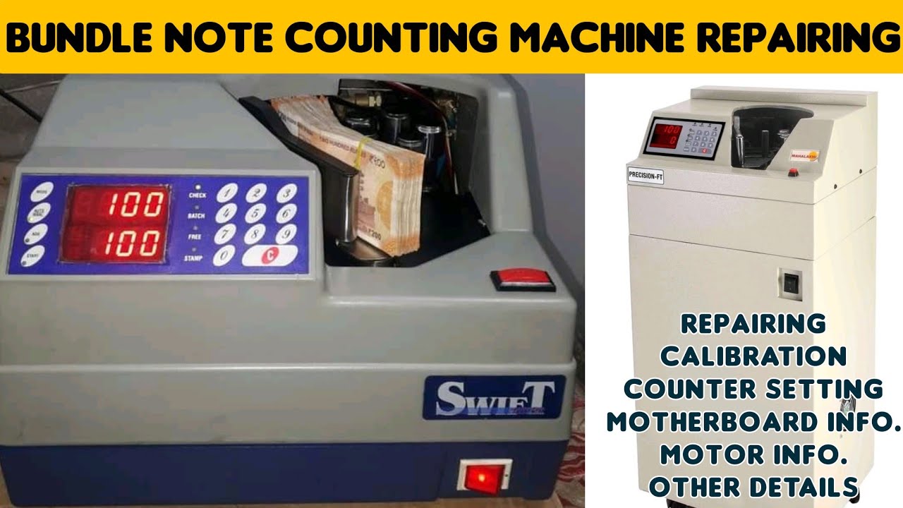 Bundle Note Counter Repairing | All Process | HD Video - YouTube