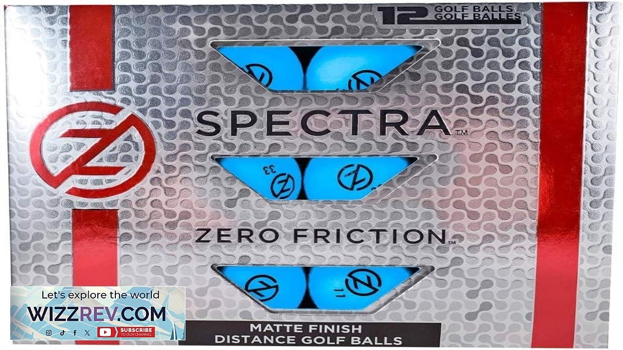 Zero Friction Spectra Golf Balls Review - YouTube
