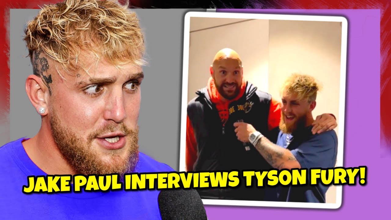 Jake Paul INTERVIEWS Tyson Fury! - YouTube