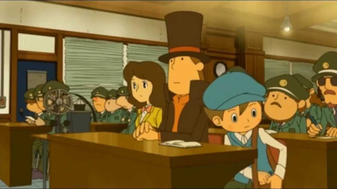 Professor Layton and the Miracle Mask - Scene 13 (English) - YouTube
