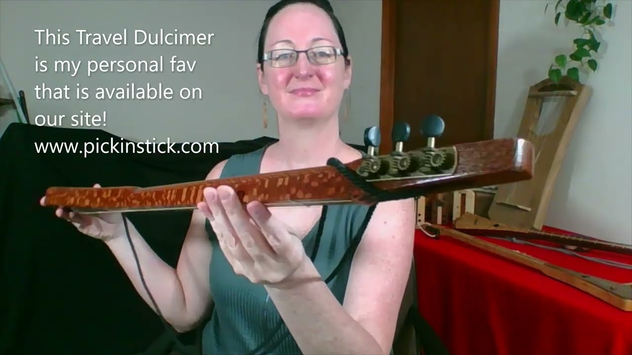 Leopardwood Travel Dulcimer Sound Clip - YouTube