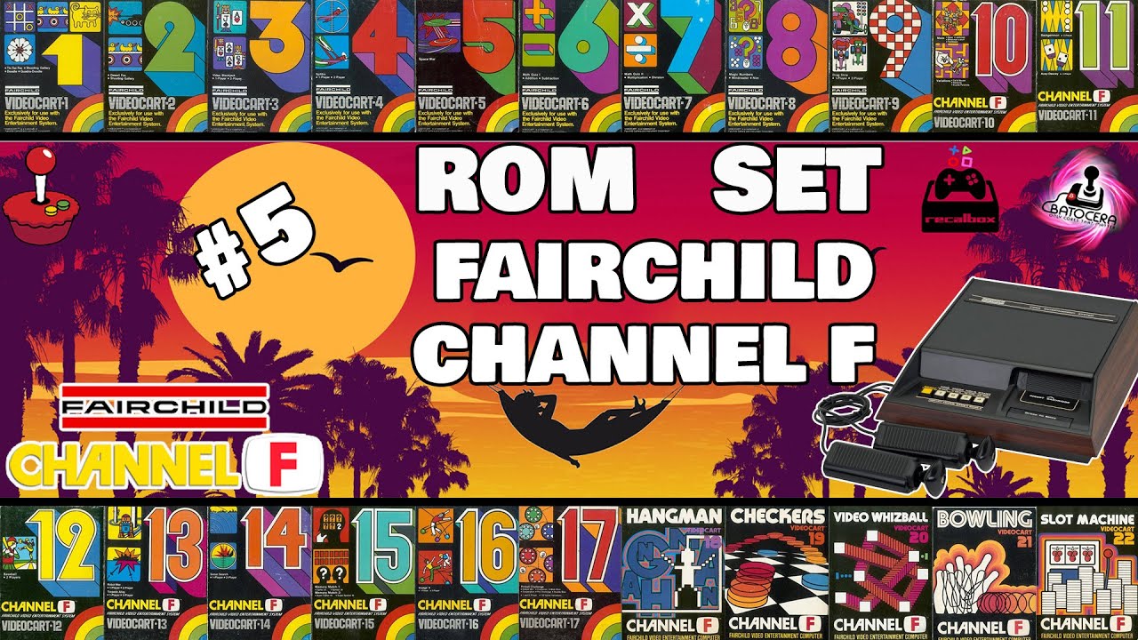 ROM SET FAIRCHILD CHANNEL F - YouTube