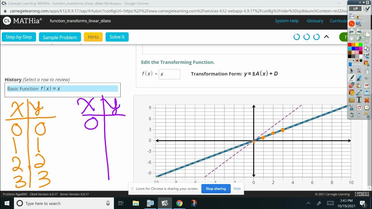 MATHia Vertically Dilating Linear Functions - YouTube