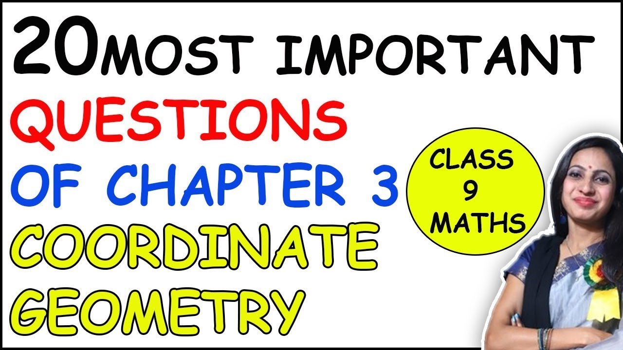 Most Important Questions Of Maths For Class 9 Chapter 3 Coordinate ...