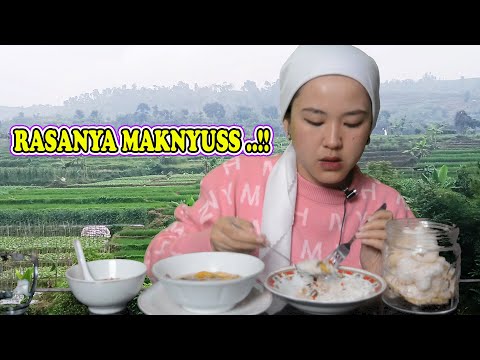 MAKAN SOP KAMBING,,,Hmmm..pedo pisan bestie‼️ || si eceu mukbang