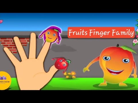 Fruits Finger Family - Animated Nursery Rhyme for Kids | Fun Learning ...