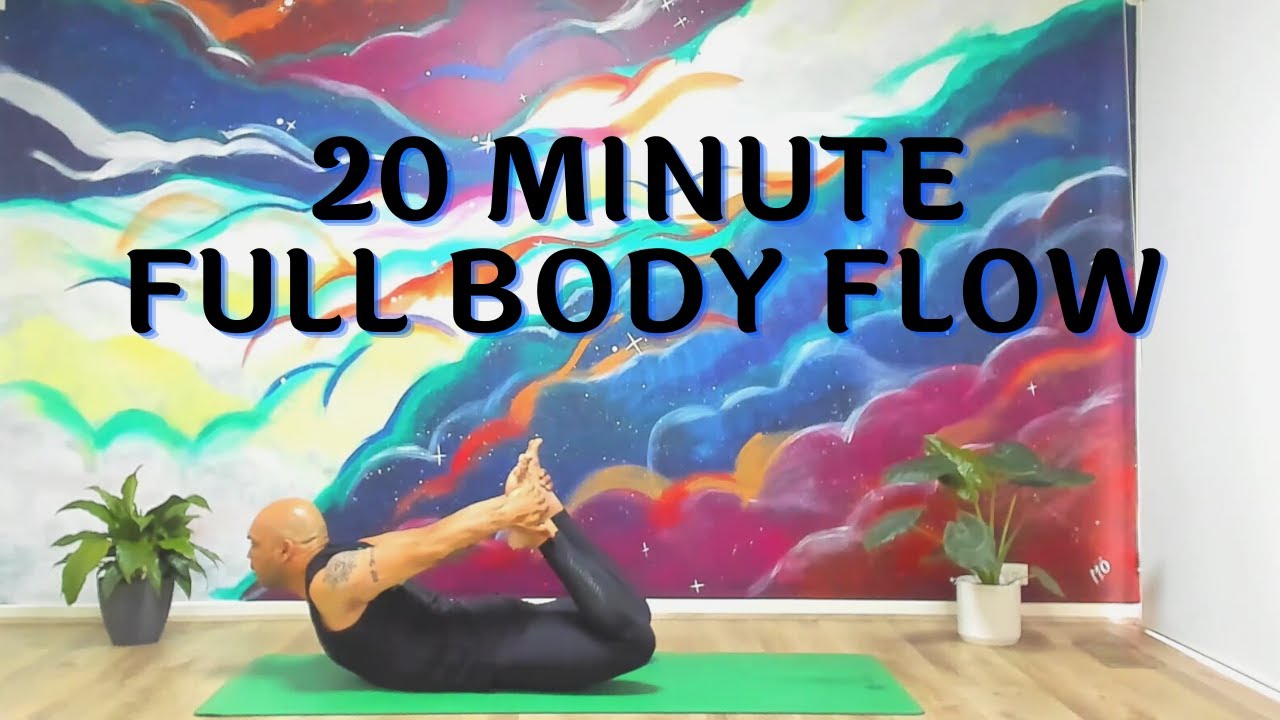 20 Minute Full Body Flow | Intermediate Vinyasa | Energizing Flow - YouTube