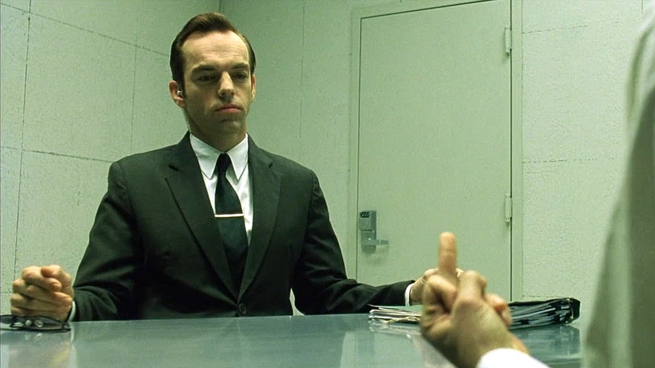Smith interrogates Neo | The Matrix - YouTube