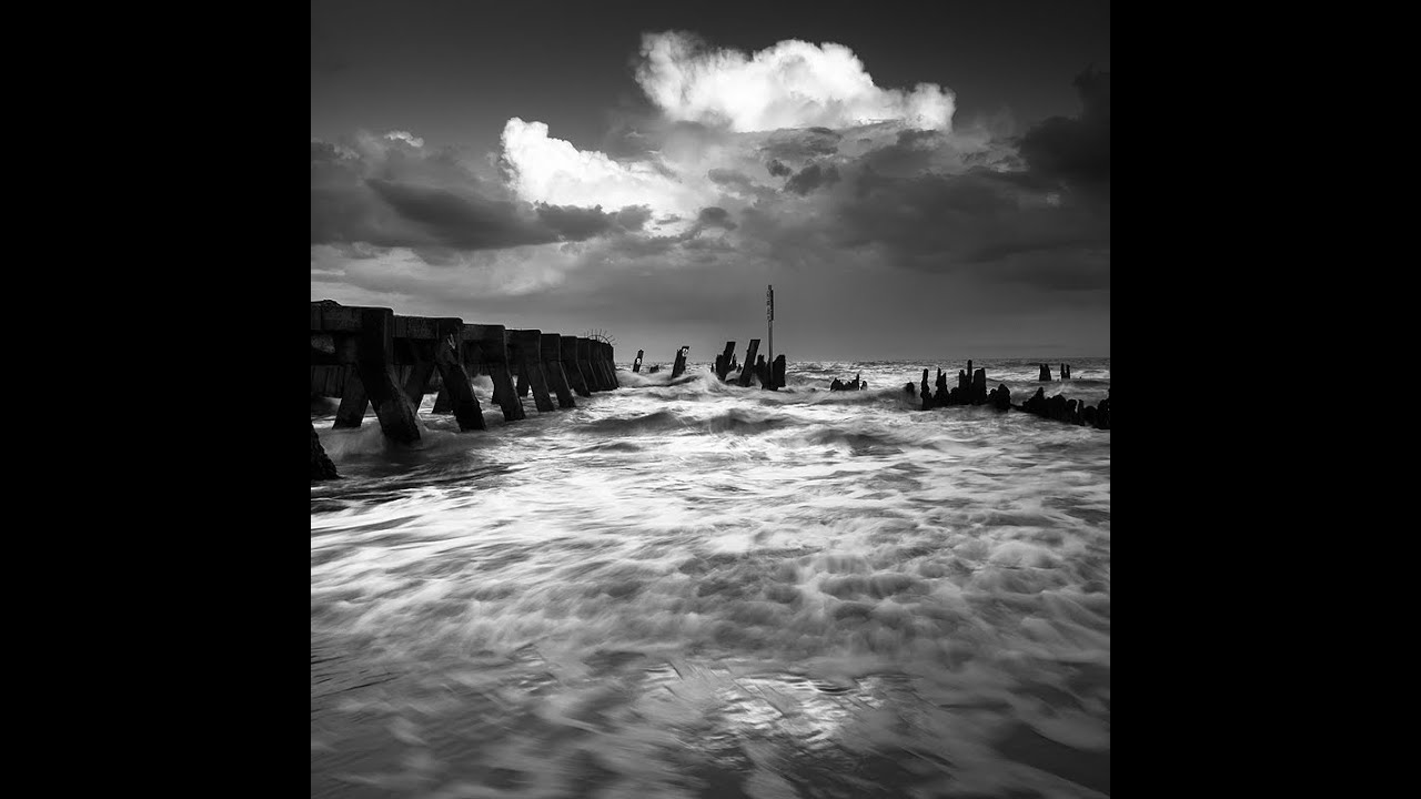 Seascape Squared 2.. my 2nd slideshow of black and white still seascape ...