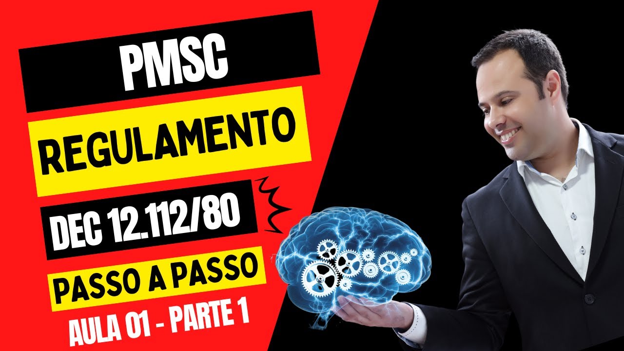 AULA 01 - REGULAMENTO DISCIPLINAR DA PMSC - PARTE 01 - YouTube