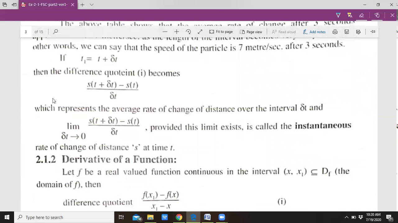 2nd Year Math Lecture 7 - YouTube