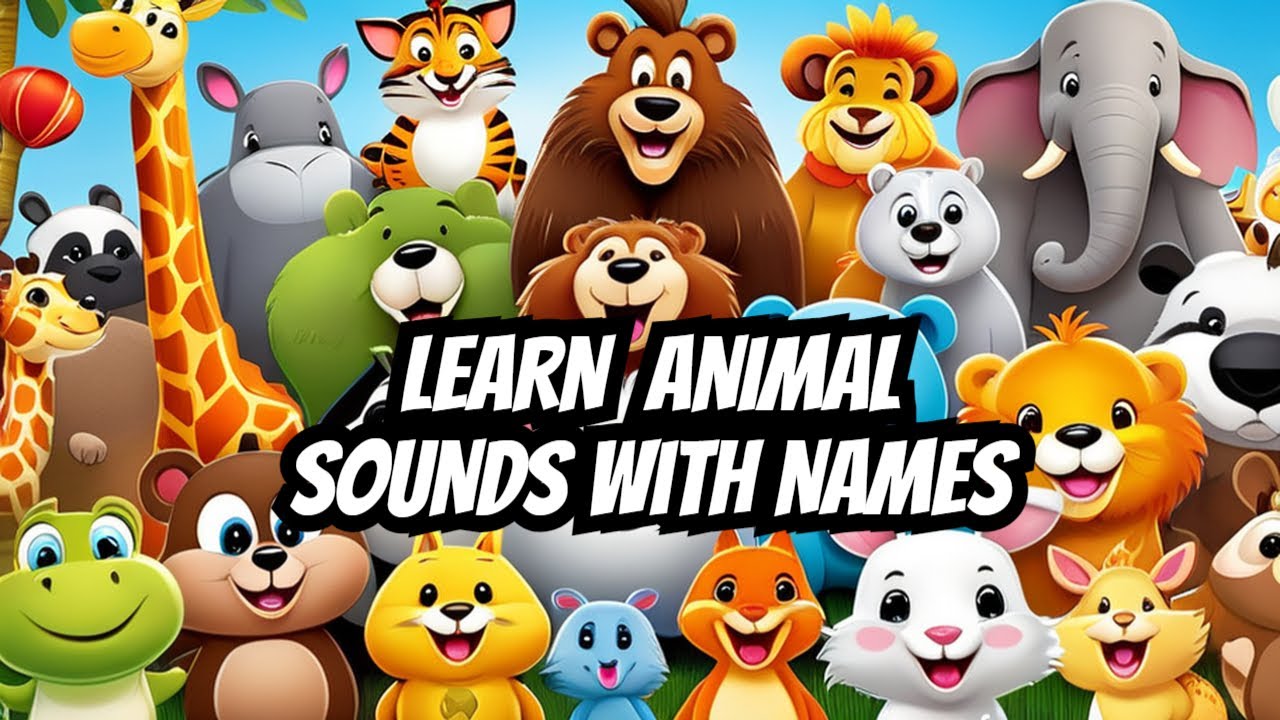 Animal Name and Sound | Animal Sounds |Animals for Kids | Kids ...