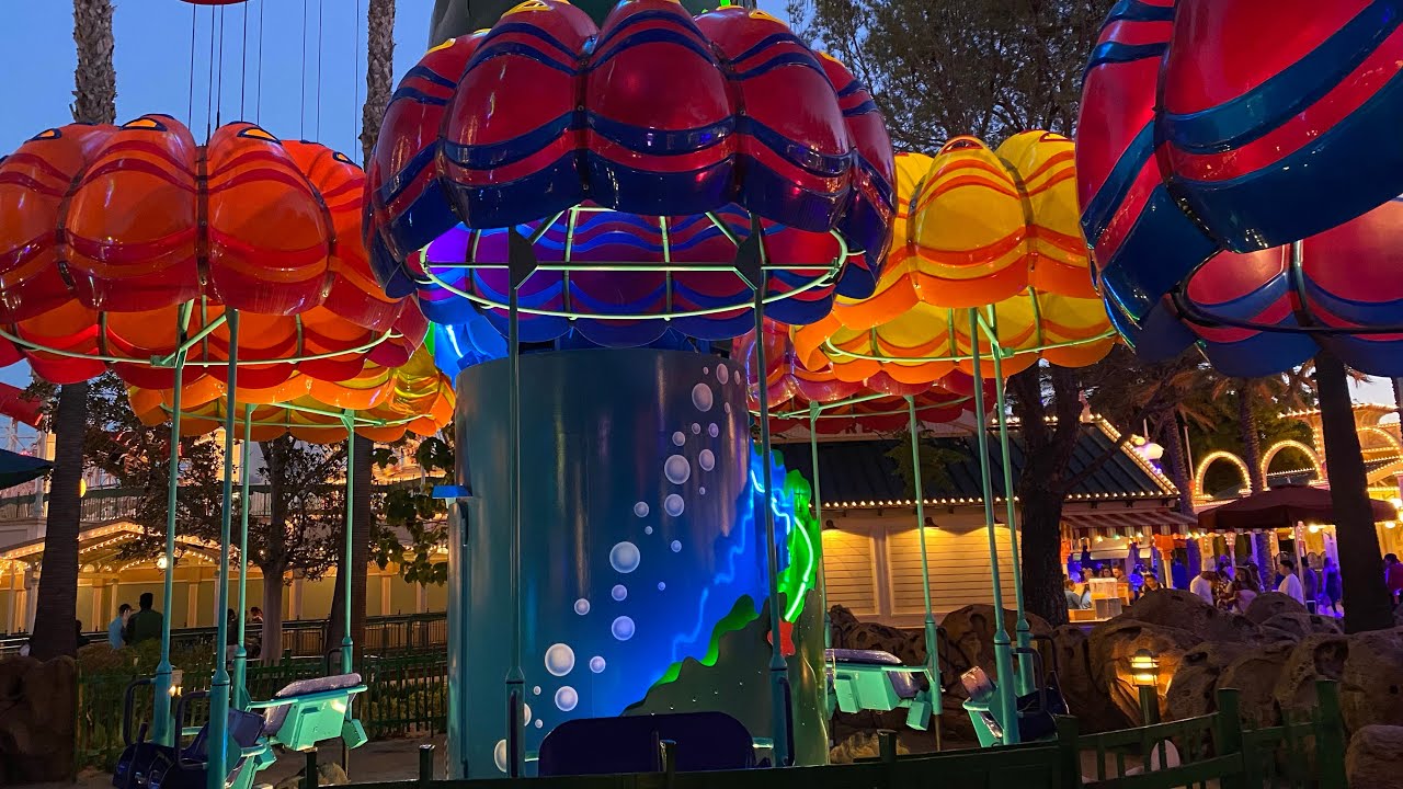 Jumpin' Jellyfish Full Ride 1080p POV Disney California Adventure 2022 ...