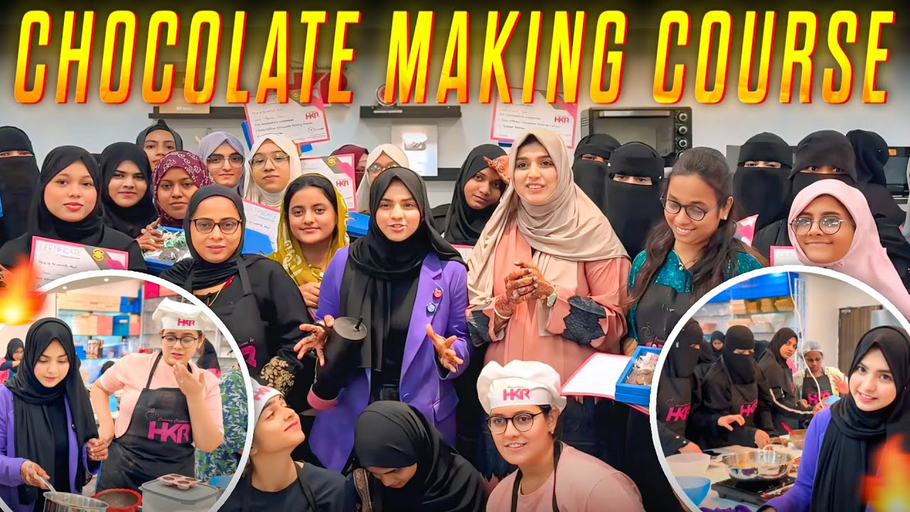 Day-2 chocolate making course | chocolate garnishing | - YouTube