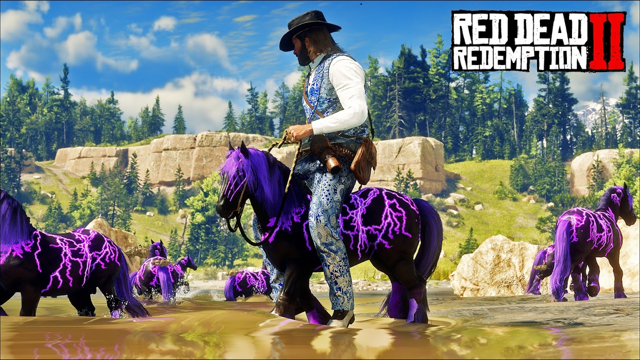 Arthur Discovers Mystic Lightning Dwarf Horses | Rare Horses Near Upper ...