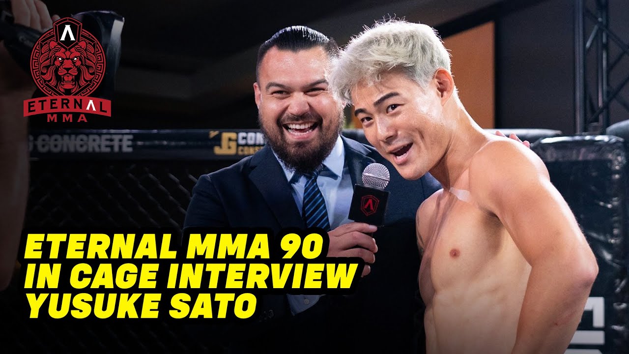 Eternal MMA 90 : In Cage Interview : Yusuke Sato - YouTube