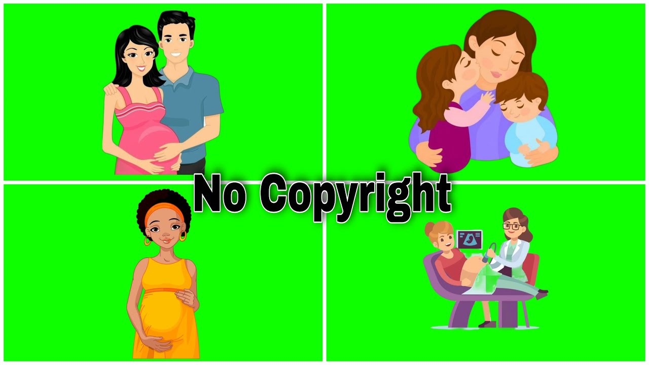 pregnant women green screen video || free green screen video || couple ...
