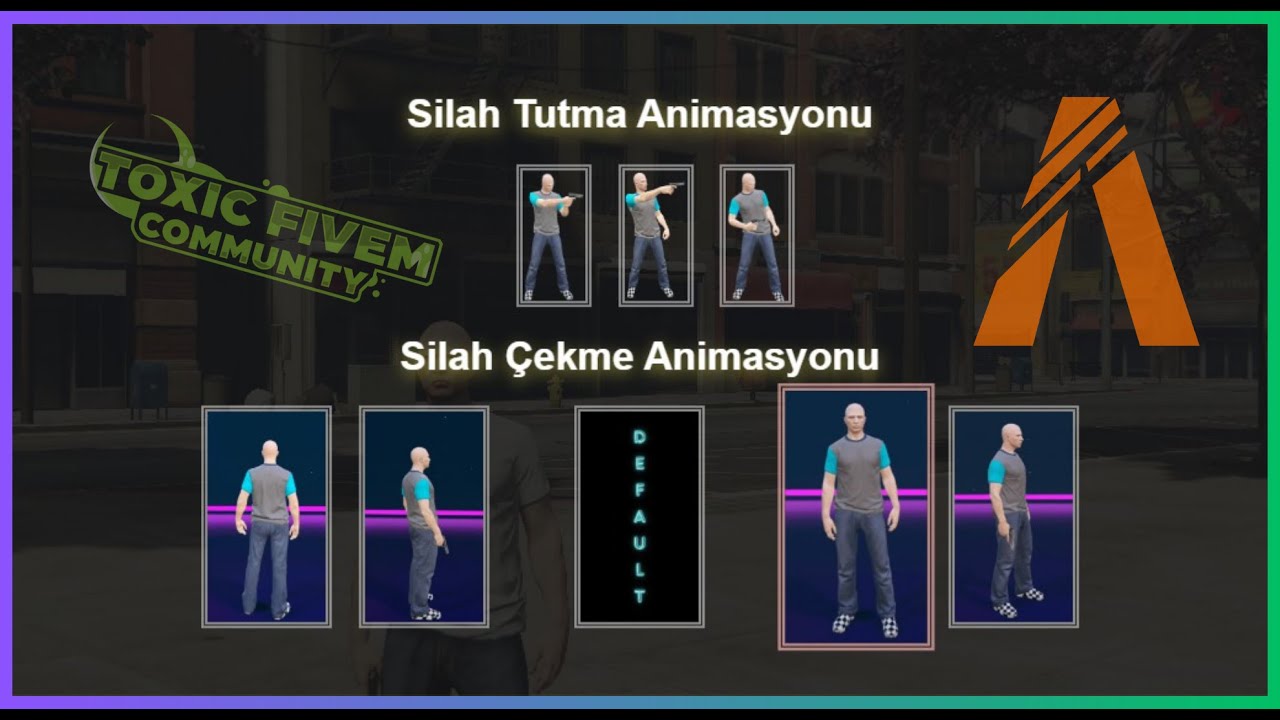 FREE Fivem Advanced Weapon Holster and Animation Script | UI Menu - YouTube