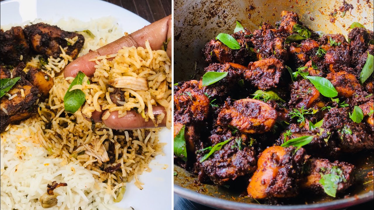 Chicken Fry Piece Biryani | Fry Piece Chicken Biryani | Fried Chicken ...