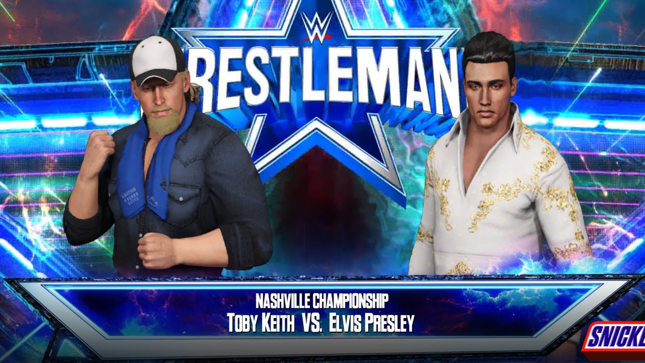 Toby Keith vs Elvis Presley | 20-Minutes Table Ironman | WWE 2K23 - YouTube