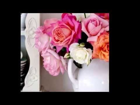 Romantik Dekorasyon-Romantik Ev dekorasyonu-Romantik vintage -shabby chic dekorasyon