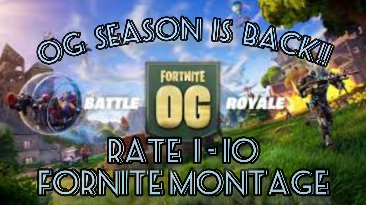 First Fortnite Montage. Rate From 1-10 - YouTube