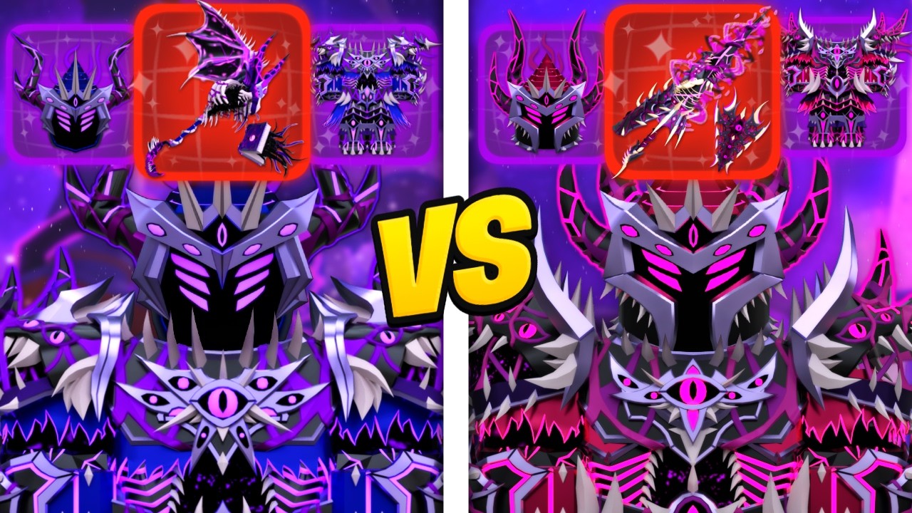 *MAX* MAGE VS WARRIOR VOIDBORN + ULTIMATE SETS IN DUNGEON QUEST - YouTube