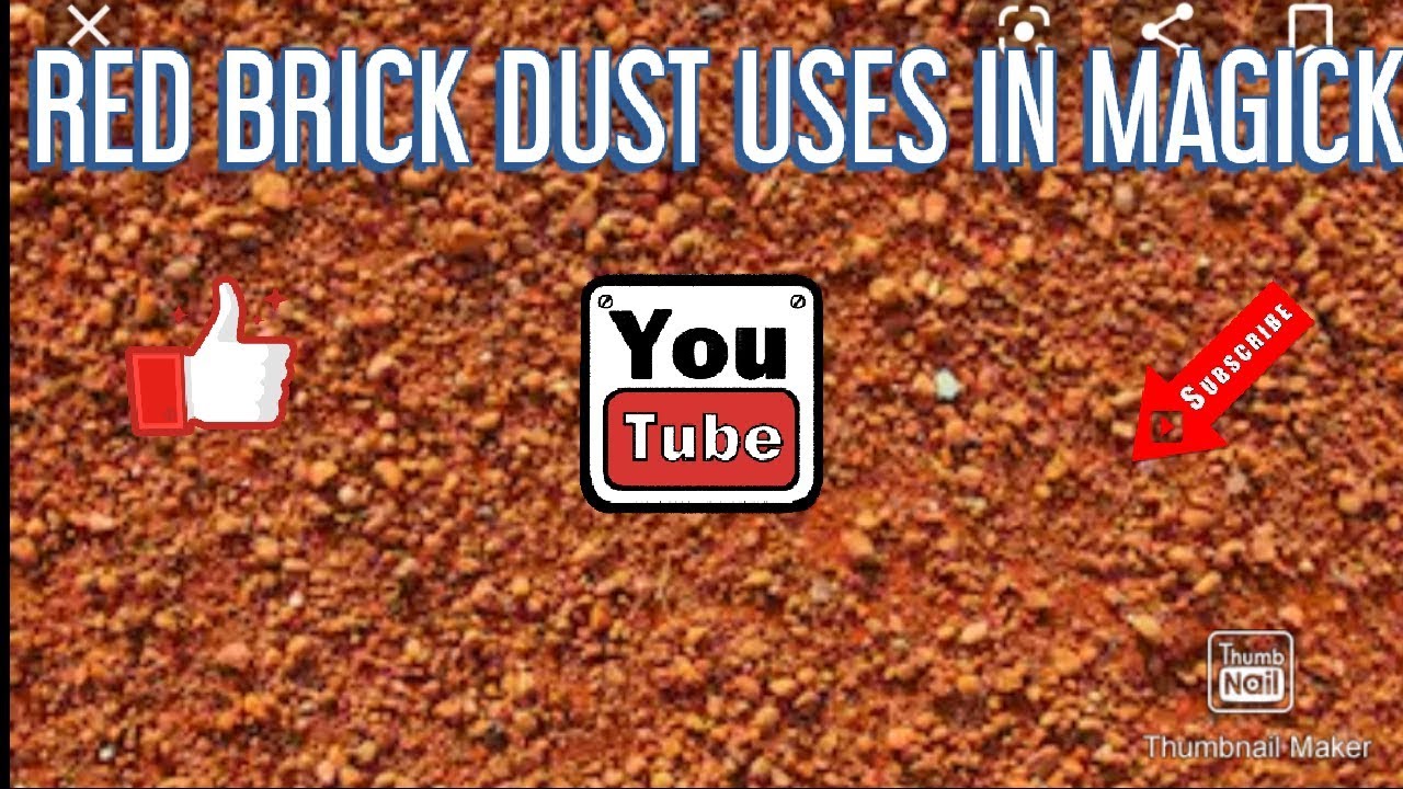Witchcraft on a Budget RED BRICK DUST 5 min tips magick Protection ...