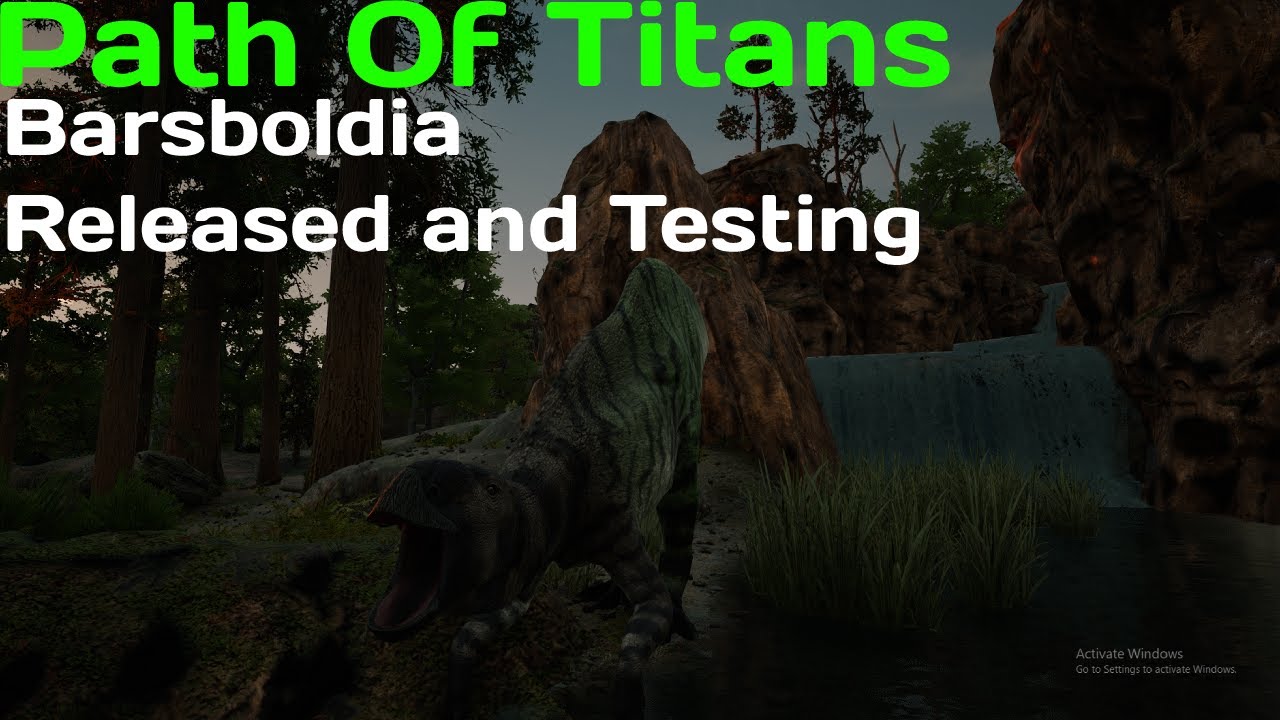 Path of Titans - Barsboldia Testing - YouTube