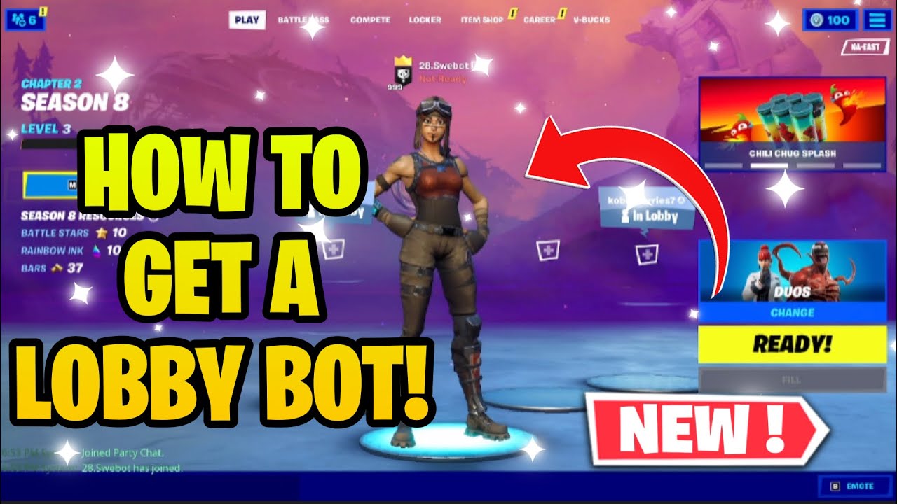 How To Get A FORTNITE *LOBBY BOT* With Swe Bot! (Get Every Skin ...