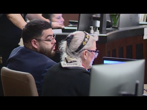 Jury members brought to tears as graphic images shown in trial of man accused of abusing young girl