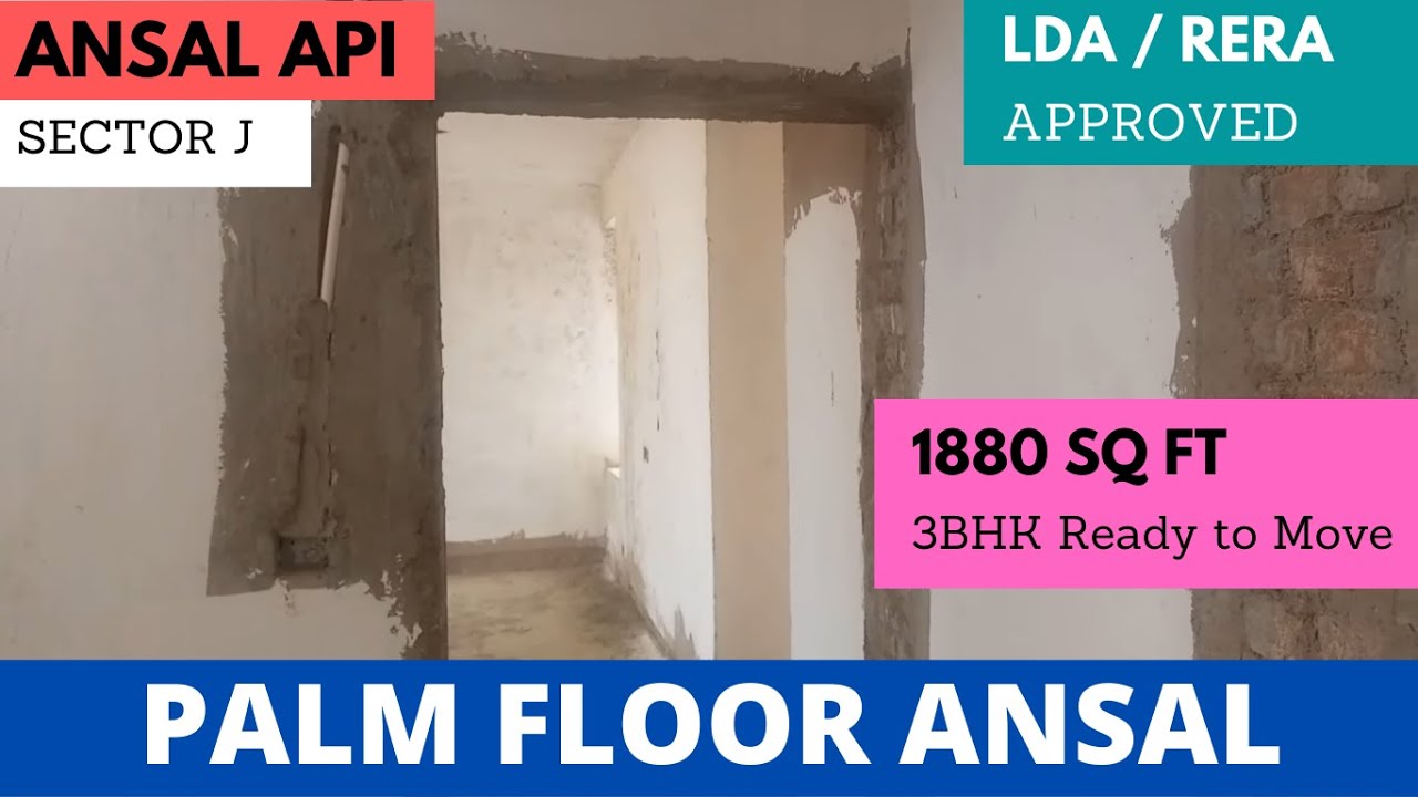 Palm Floor Sample Flat Ansal API, Sushant Golf City, Lucknow (1800 Sq ...
