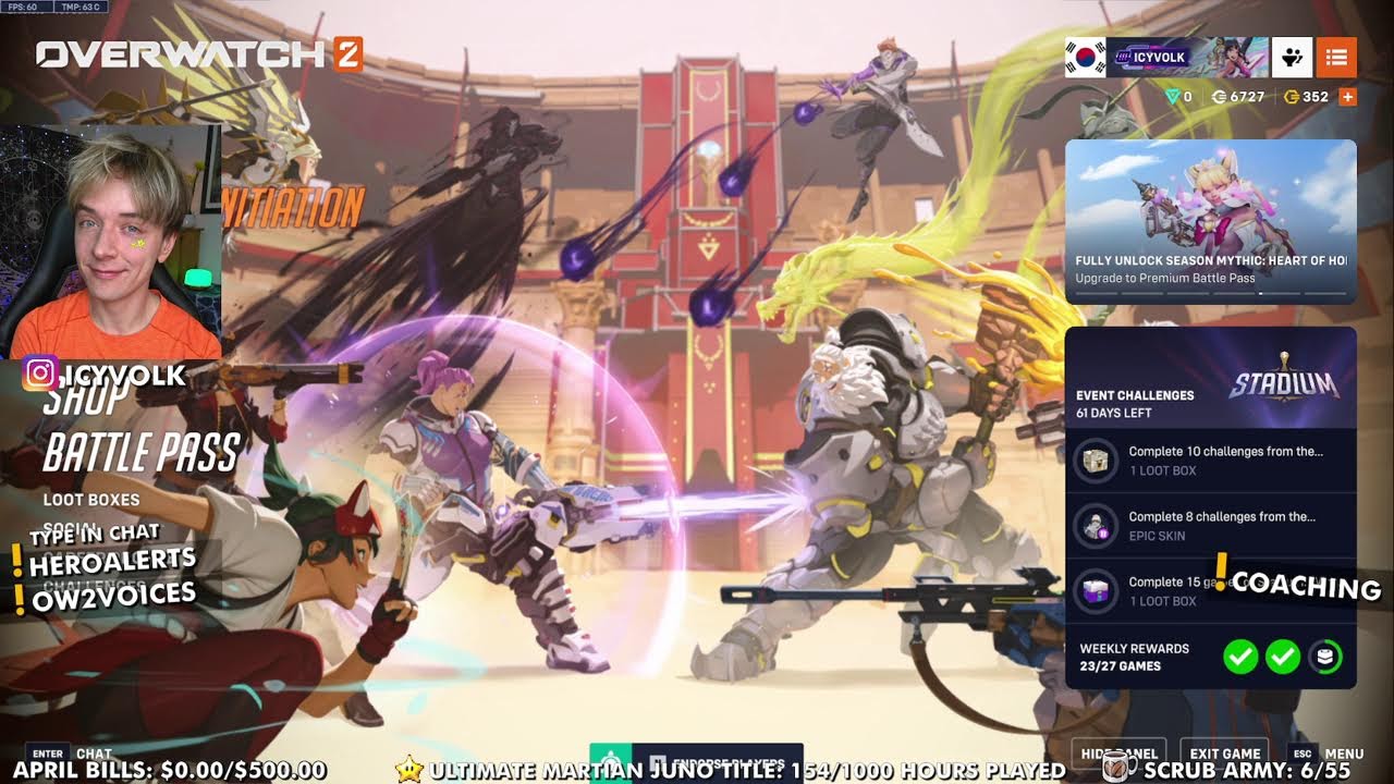 MYTHIC JUNO Overwatch 2 Season 16 Competitive (Day 2) - YouTube