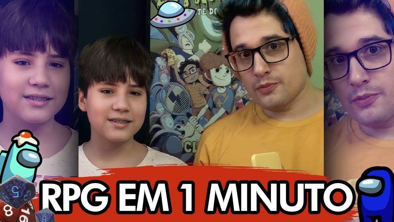 ENFRENTANDO AMONG US?? RPG EM 1 MINUTO - CANAL DO CLEPTON - YouTube