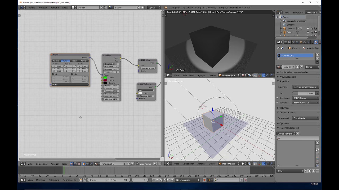 Texturas procedurales en Blender Cycles | 4/26 | UPV - YouTube