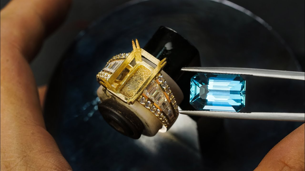 I Made a $20,000 Gemstone Gold Ring 我制作了一枚价值 20,000 美元的宝石金戒指 - YouTube